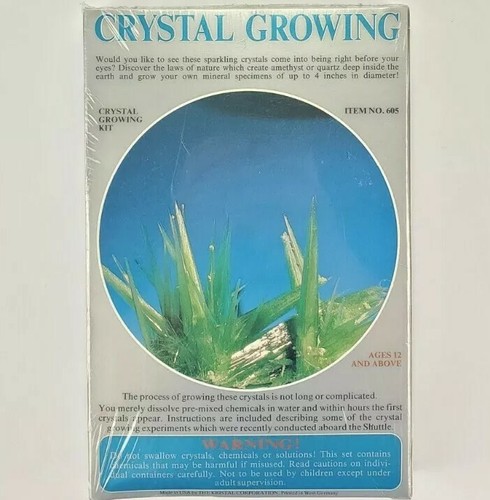 Space Age Crystal Growing Kit Item No. 605 by Kristal Educational NEW ...