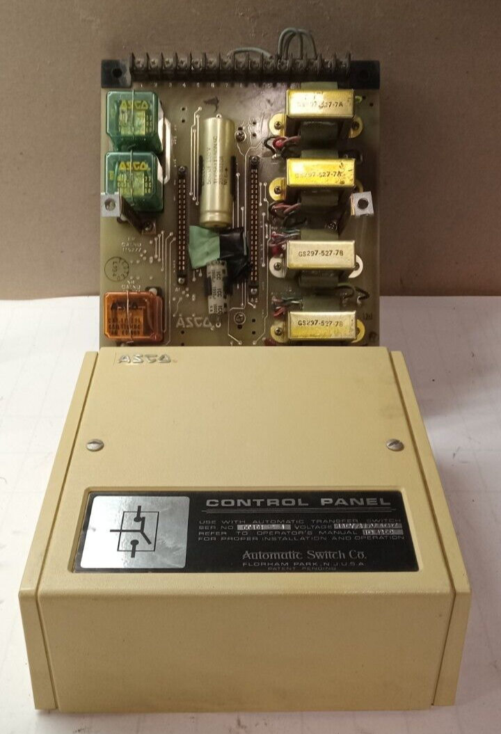ASCO GROUP 7 ATS CONTROL PANEL 480Y/277 VAC 30 TERMINAL JS299-300-7L | eBay