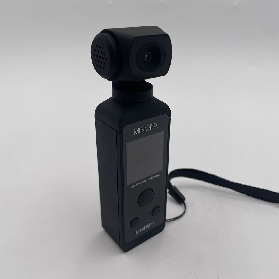 Minolta MN4KP1 4K Ultra HD Wi-Fi Enabled Pocket Camcorder - READ | eBay