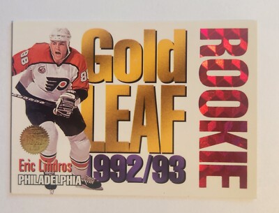 1993 Leaf Eric Lindros Gold Leaf Rookie #3 Of 15 | eBay