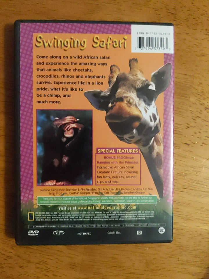 Really Wild Animals - Swinging Safari (DVD, 2005) 727994573593| eBay