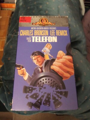 Telefon 1977 VHS Tyne Daly Charles Bronson Lee Remick Cold War KGB spy ...