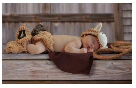 Infant Cuddly Colt Baby Donkey Diaper 3-pc Outfit Newborn Photography 0 ...