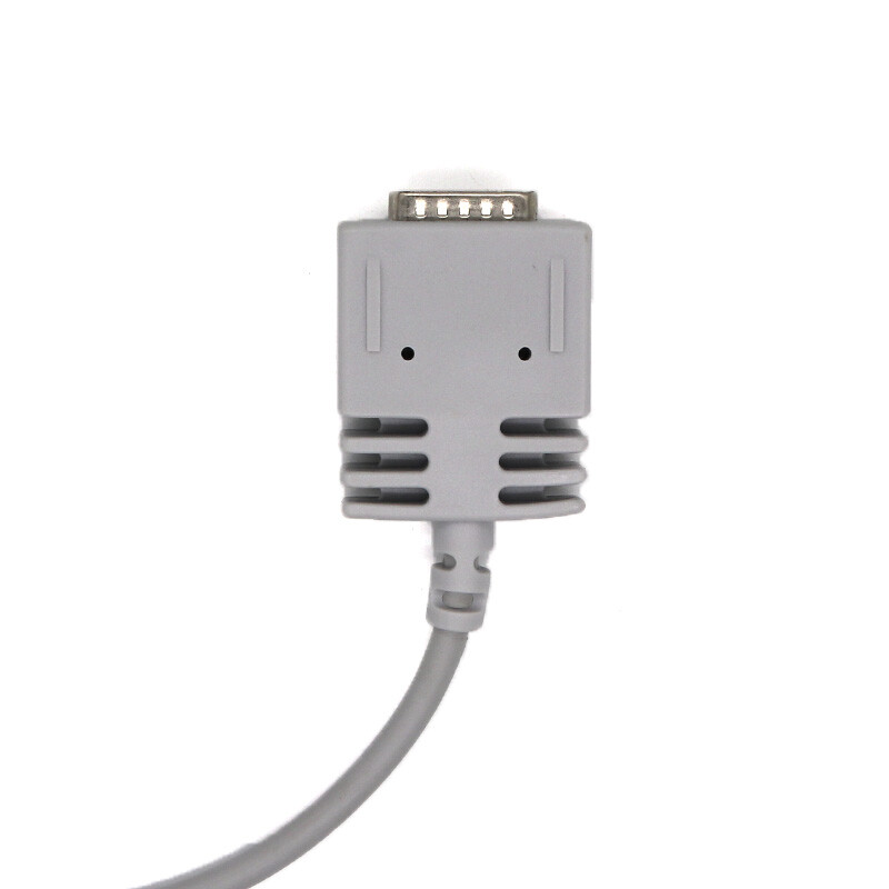 Compatible Burdick EK-10 E550 E560 15 Pins EKG cable with leads Banana ...