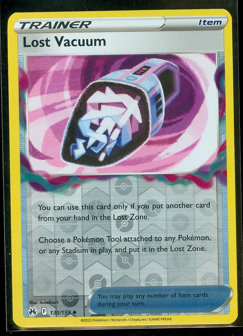 Pokemon LOST VACUUM 135/159 - Crown Zenith - Rev Holo - MINT | eBay