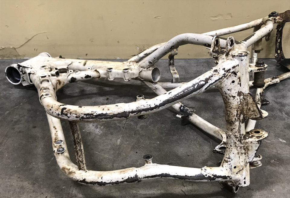 84 Yamaha YZ490 YZ 490 OEM Main Frame Chassis Body Subframe 1984 | eBay