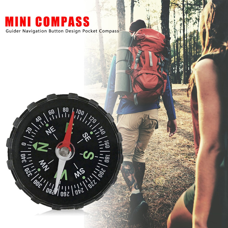 Precise Compass Pocket Outdoor Camping Hiking Compass Guider Survival ...