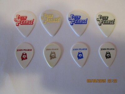 Lot of 8 Vintage John Pearse Guitar Picks - 4 Different Gauges #1922 | eBay