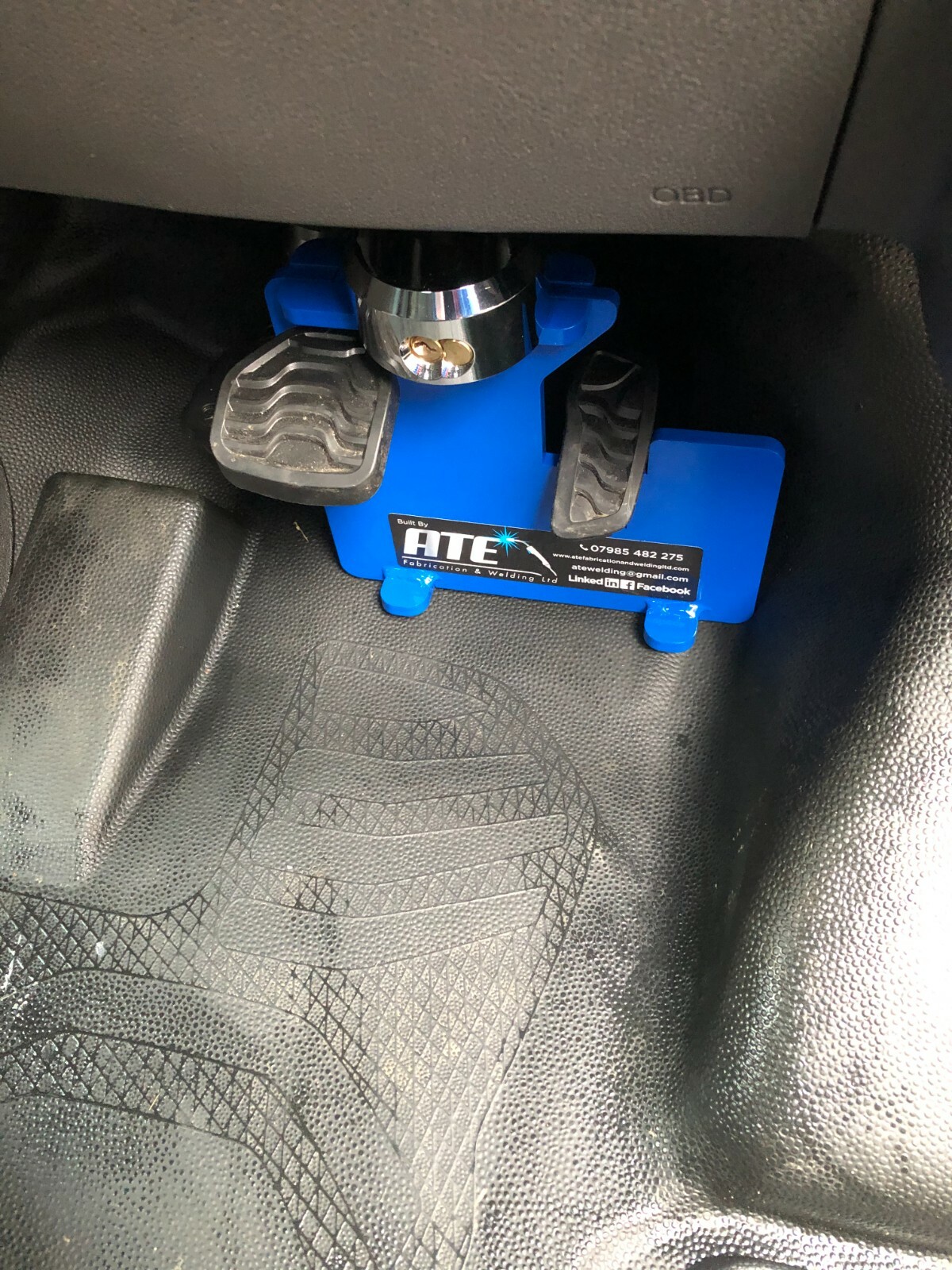 FORD TRANSIT CUSTOM (AUTO) PEDAL LOCK 2013-2020 motorhome campervan ...