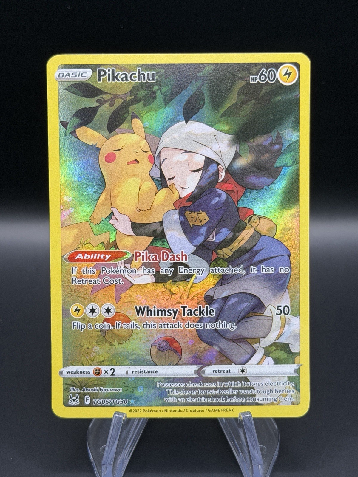 Pikachu TG05/30 - Trainer Gallery Rare Holo Card | Lost Origin Trainer ...