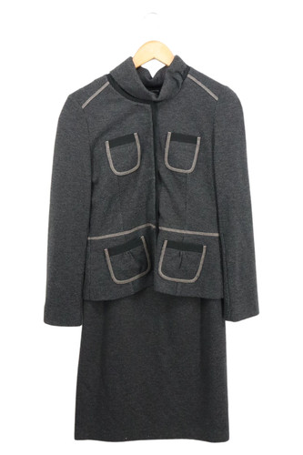 COMMA Costume avec Jupe Gris Business Femme (EU 38) | eBay