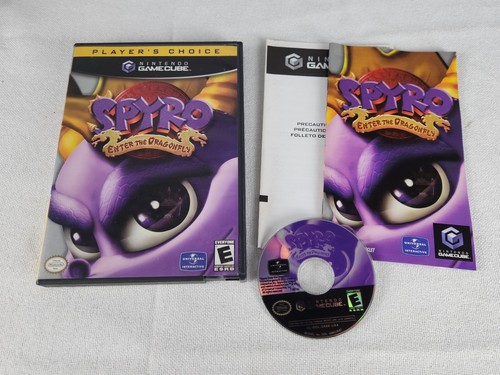 Spyro: Enter the Dragonfly (Nintendo GameCube, 2002) Tested Cleaned ...