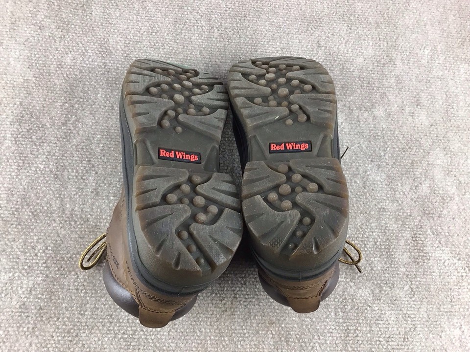 Red Wing 2340 Women's Brown Leather Steel Toe Waterproof Work Boots ...