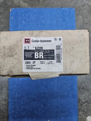 Eaton BJ2200 2 Pole 200 Amp 240Vac Plug-On Main Circuit Breaker | eBay