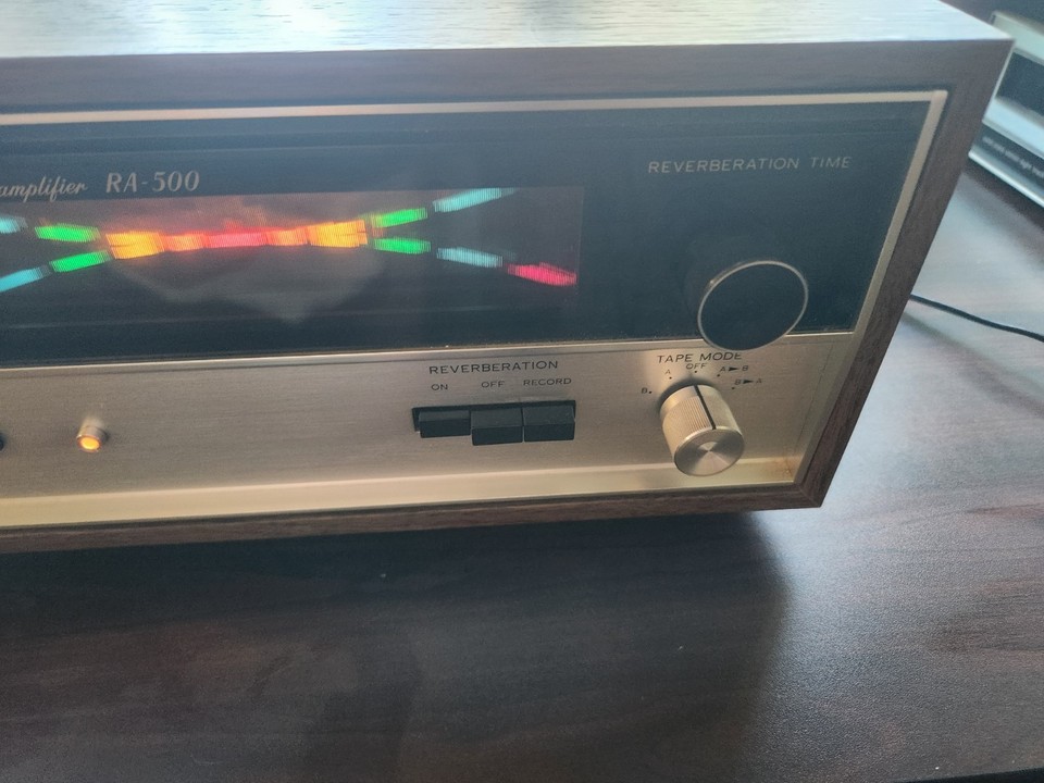 SANSUI RA-500 REVERBERATION AMPLIFIER Cabinet Is In Excellent Condition ...