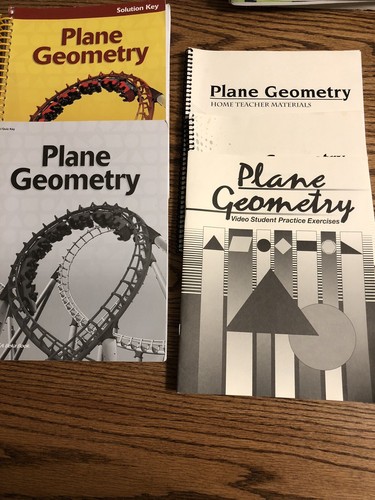 Abeka 11th Grade Math Plane Geometry Curriculum Solution Key, Test/Quiz ...