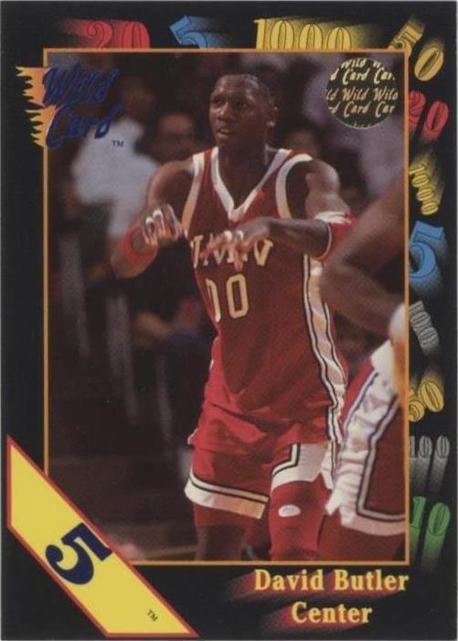 1992 Wild Card Collegiate - David Butler #114 5 Stripe (RC) for sale ...