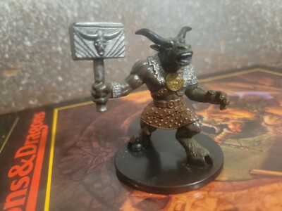 D&D Miniature Dungeons &Dragons Champion of Baphomet Rare. | eBay