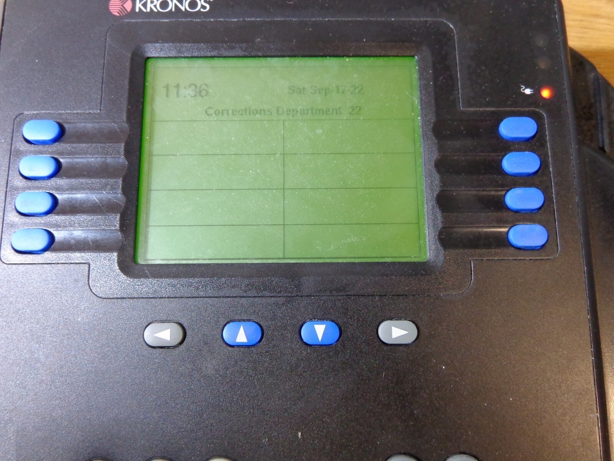 Kronos Time Clock Images Kronos 460F Time Clock Package W/Modem