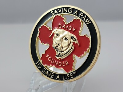 Saving a Paw To Save a Life Wounded Paw Project Challenge Coin | eBay