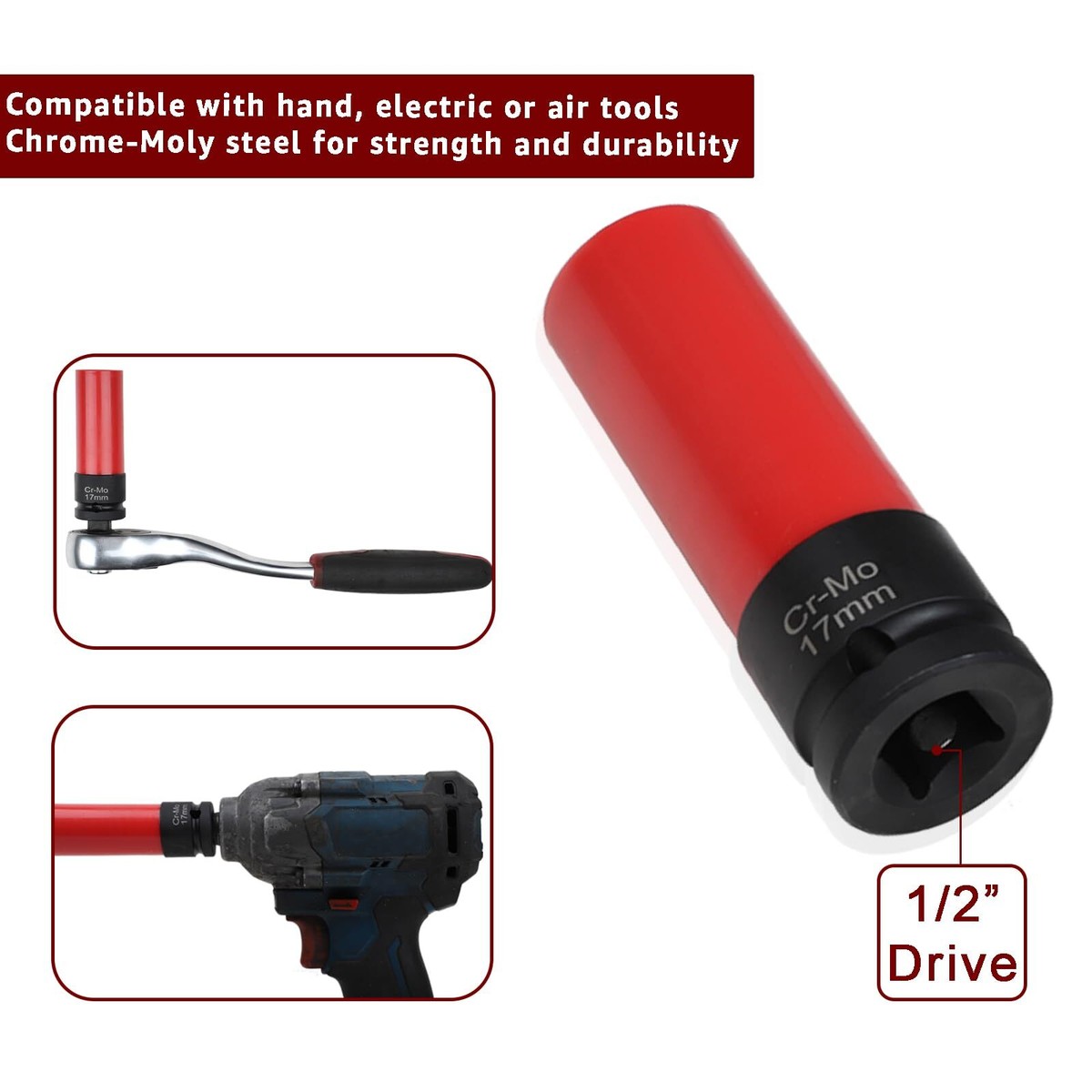 Mercedes Lug Nut Socket Penitue 17mm Protective Lug Nut Socket For ...