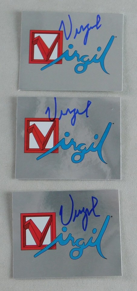 Virgil Signed WWF Merlin Sticker Card Wrestling Wrestler WCW WWE 1992 1 ...