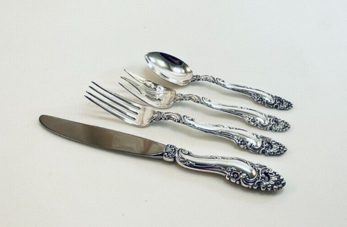 Gorham Decor Sterling Silver 4 Piece Place Setting - No Monogram | eBay