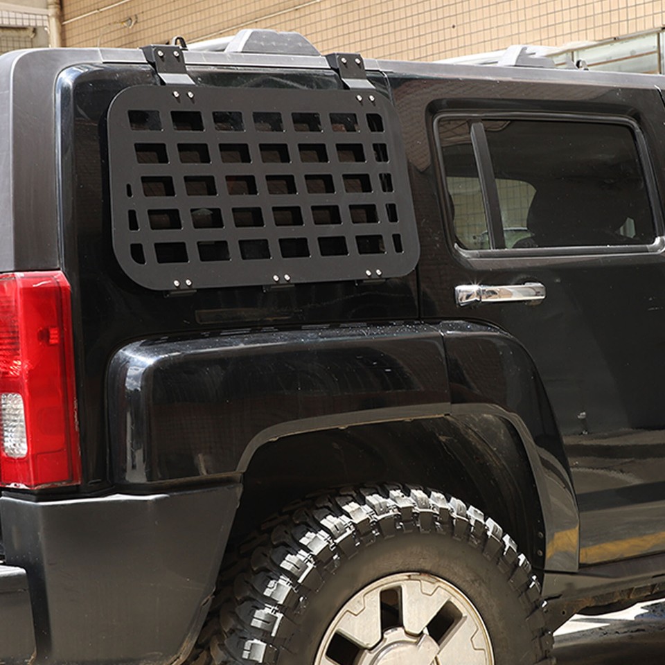 Exterior Rear Window Molle Panel Modular StorageBracket For Hummer H3 ...