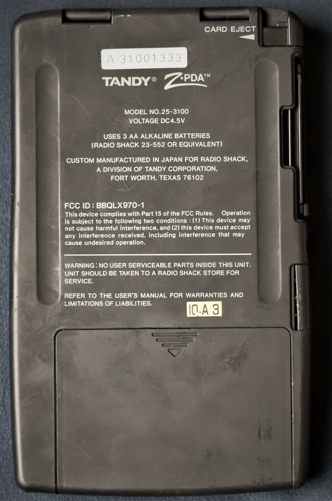 Tandy Z PDA 25-3100 ZOOMER Very Rare Personal Digital Assistant | eBay