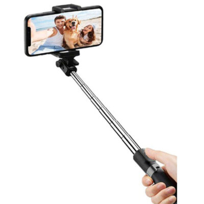 Sansai Pocket Portable/Wireless Adjustable Selfie Stick w/ Remote ...