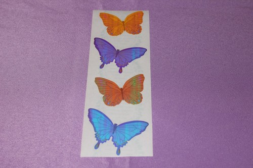 Mrs. Grossman's LONG Strip of Vintage RARE 1984 Opalescent Butterfly ...