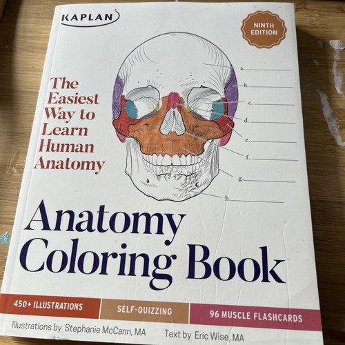 Kaplan Anatomy Coloring Book 9th Edition | eBay