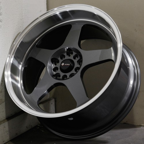 18x9 Hyper Black Wheel Vors SP1 5x100/5x114.3 35 (1) 73.1 781119508723 ...