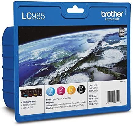 Brother LC985 Value Pack Cartouche d'encre noire/cyan/magenta/jaune ...