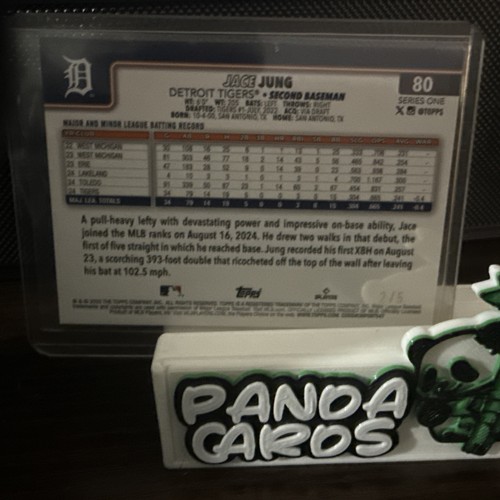 2025 Topps Red Rainbow /5 Jace Jung #80 RC Tigers | eBay