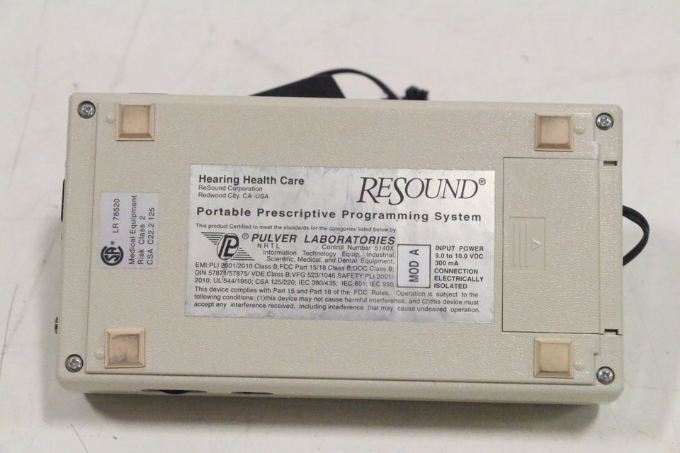 Resound P3 Digital Hearing Aid Portable Prescriptive Programmer System ...