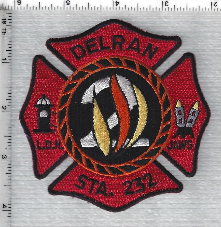 Delran Fire Department (New Jersey) Station 232 Shoulder Patch | eBay