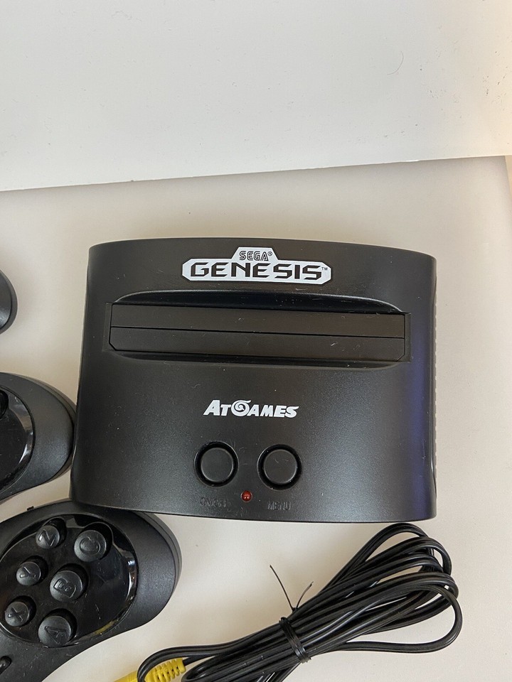 Sega Genesis Classic Mini Game Console by AtGames w/ 2 Controllers and ...