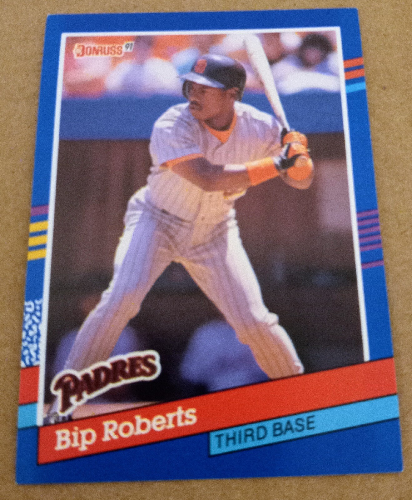 1991 Donruss Bip Roberts San Diego Padres Baseball Card #195 | eBay