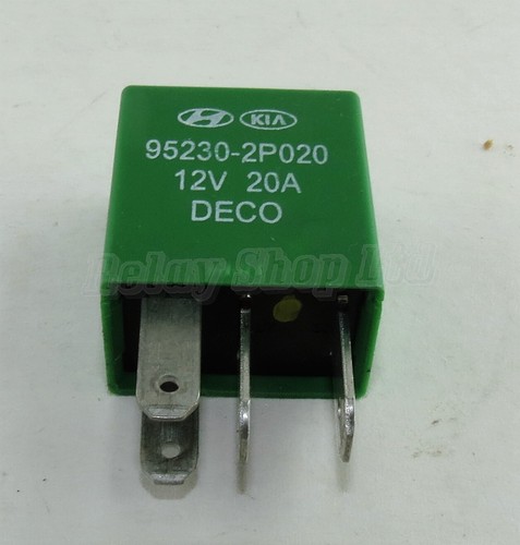 345-Hyundai Kia (00-15) 4-Pin Multi-Use Green Relay Deco 95230-2P020 ...