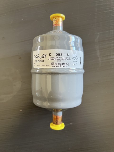 Nsop Sporlan Catch All C-083-s 400503 Filter Drier 3/8 ODF Solder C083S ...