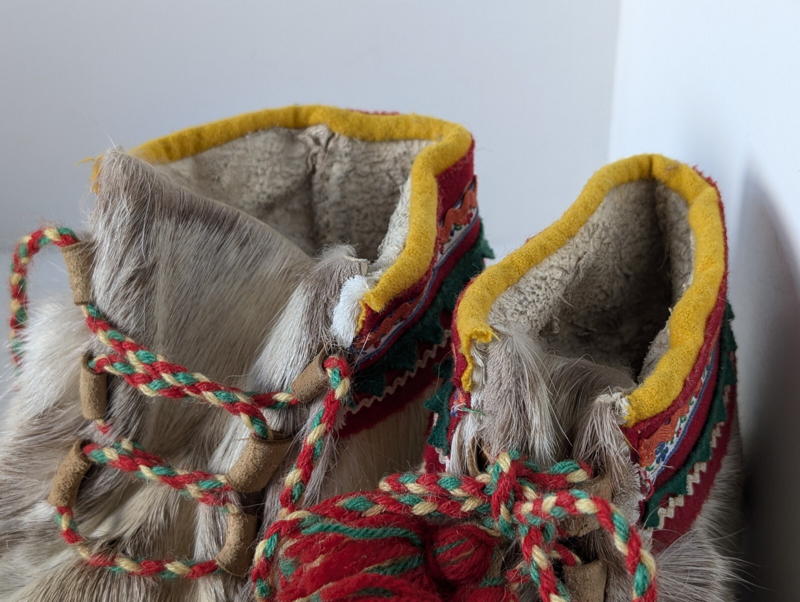 Vintage Saami Lapland Shoes Reindeer Fur Boots Sami Boots Shoes ...