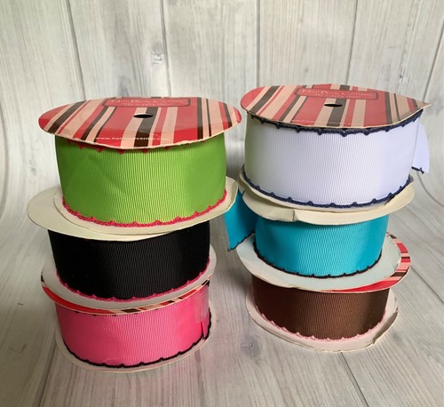 Craft bundle 1.5” moon stitch grosgrain ribbon for hair bows assorted ...