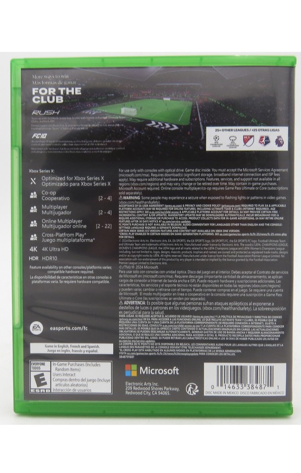 EA Sports FC 25 - Microsoft Xbox Series X & Xbox One In Original ...