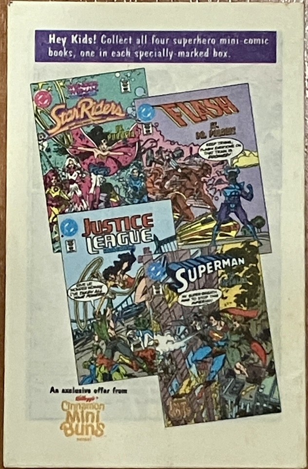 1993 Superman Vs. Metallo DC Mini Comic Kellogg's Giveaway Promo | eBay