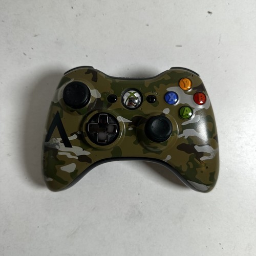 Microsoft Xbox 360 Wireless Controller Halo 4 Camouflage OEM 1403 ...