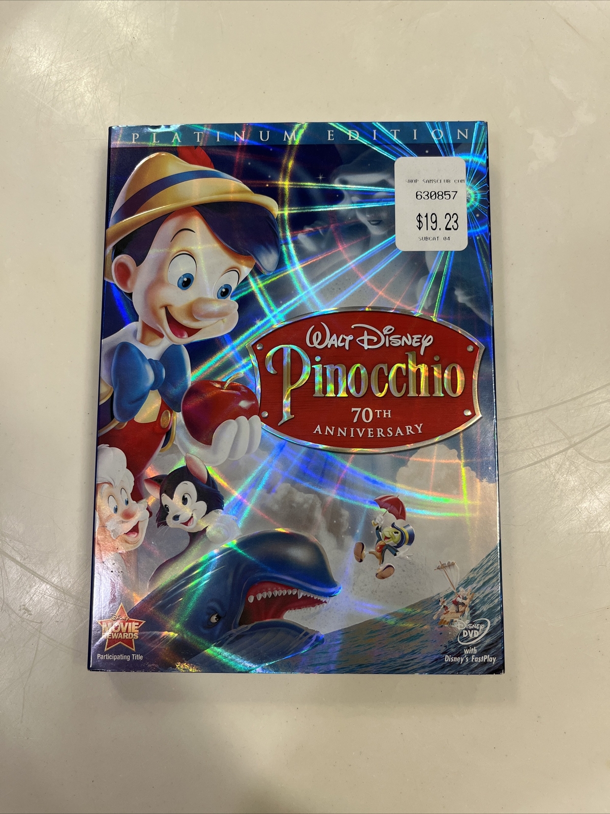 New Sealed Pinocchio (DVD, 2009, 2-Disc Set, 70th Anniversary Platinum ...