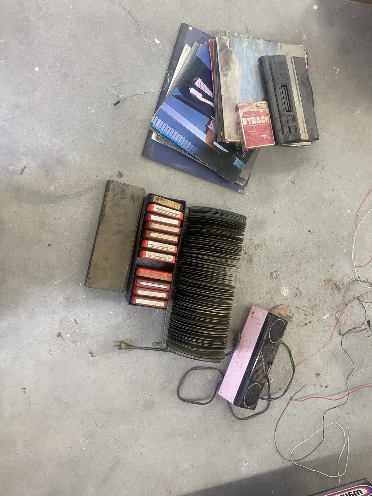 Atari Cassette player vinyl records 8 Tracks Retro package | eBay