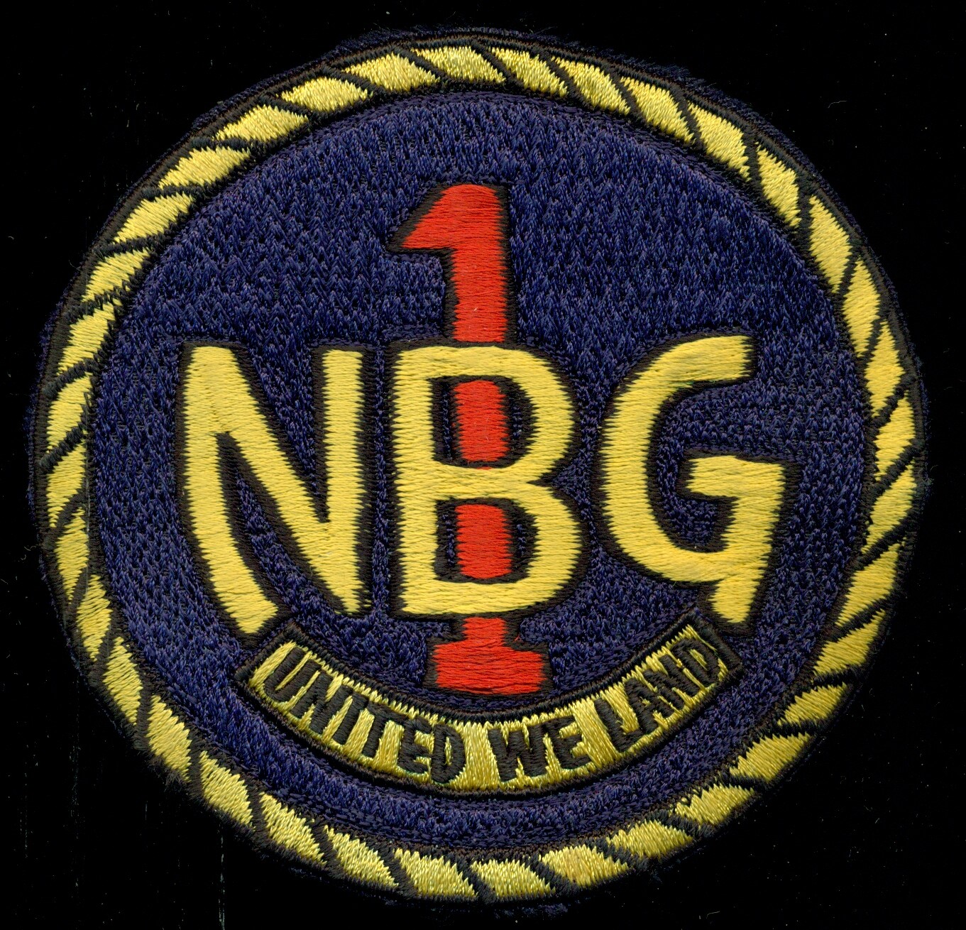 USN Naval Beachmaster Group 1 NBG-1 Patch Q-1 | eBay