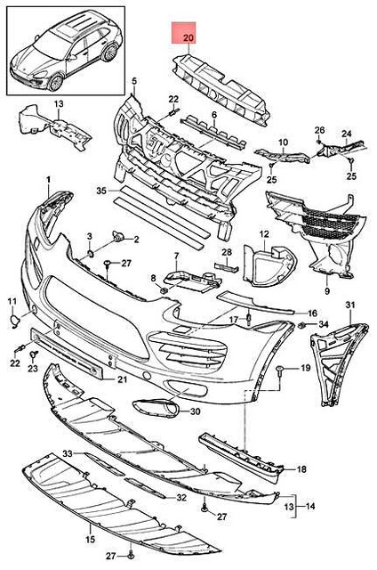 Genuine Porsche Cayenne 92a Foam Part 95850555000 for sale online | eBay